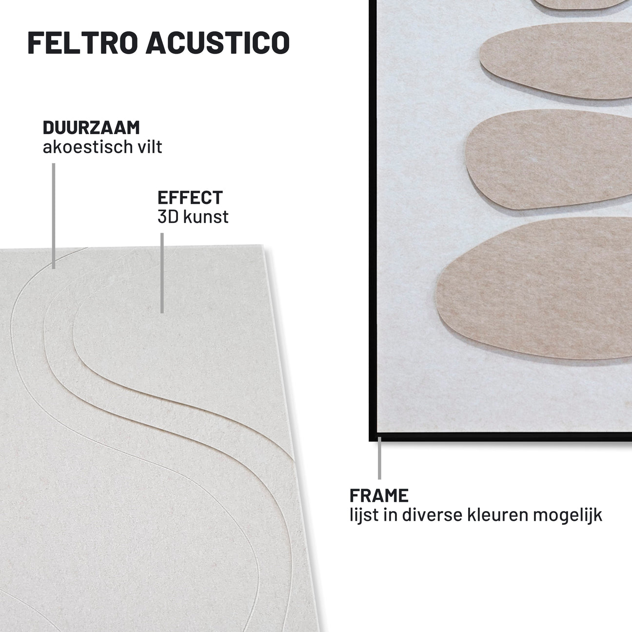 Feltro Acustico 002 Set | Wandkraft | Feltro Acustico